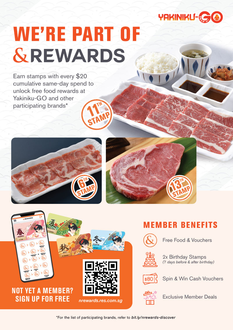 &Rewards @ Yakiniku-GO - YAKINIKU-GO: Quick & Fuss-Free Yakiniku Fix